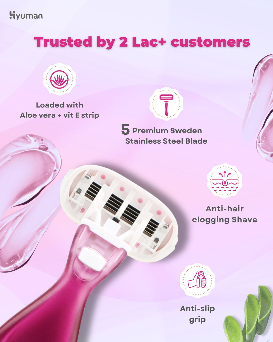 Personal Care & Shaving Razors for women – Hyuman