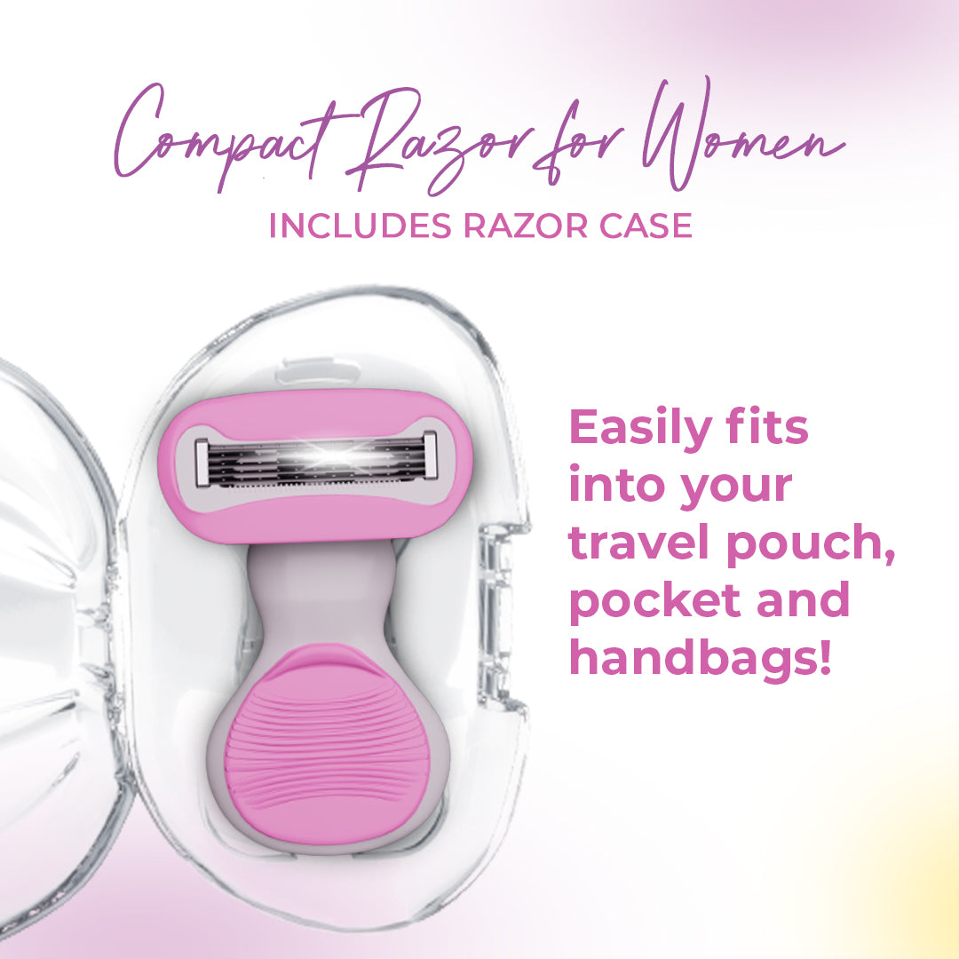 Hyuman Traveller Body Shaving Razor for women |Free Razor case | Trave