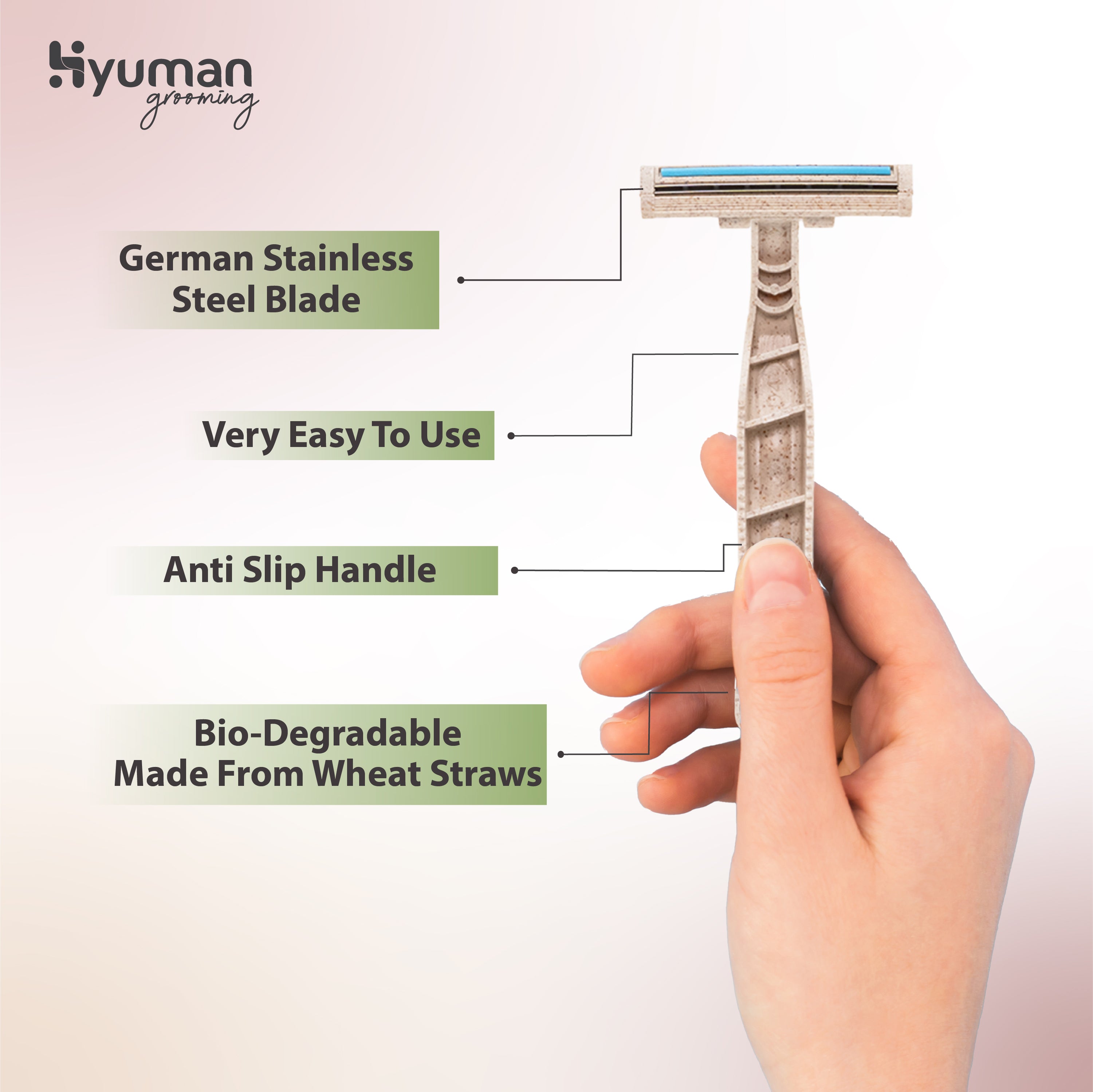 Body & Face Razors Women | Beard Styling Razors Men | Hyuman Grooming