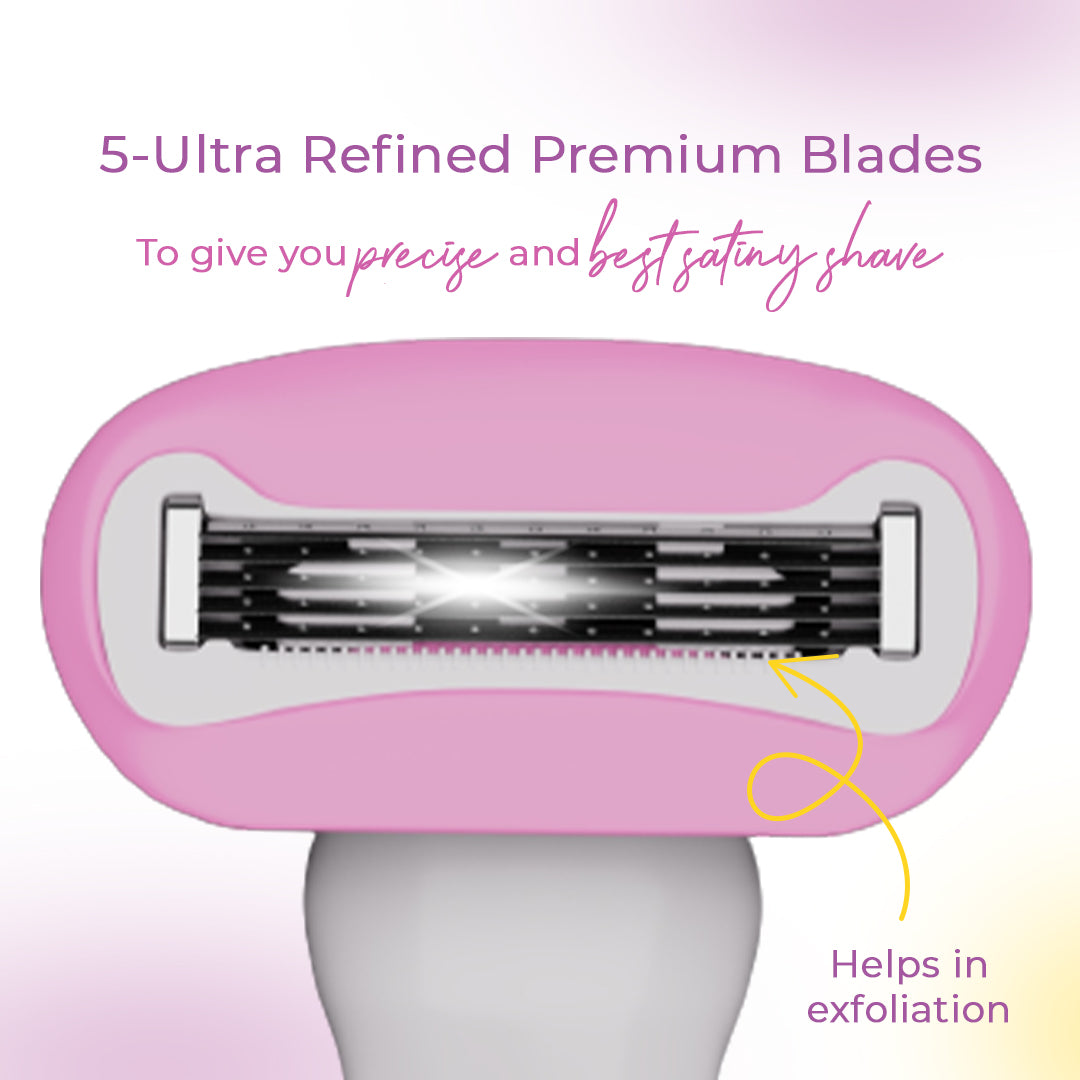 Hyuman Traveller Body Shaving Razor for women |Free Razor case | Trave