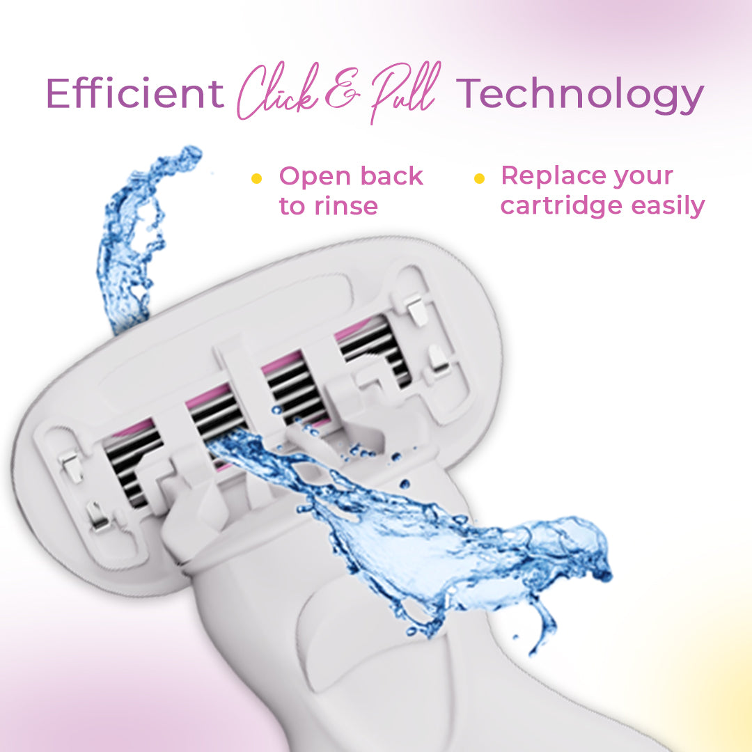 Hyuman Traveller Body Shaving Razor for women |Free Razor case | Trave